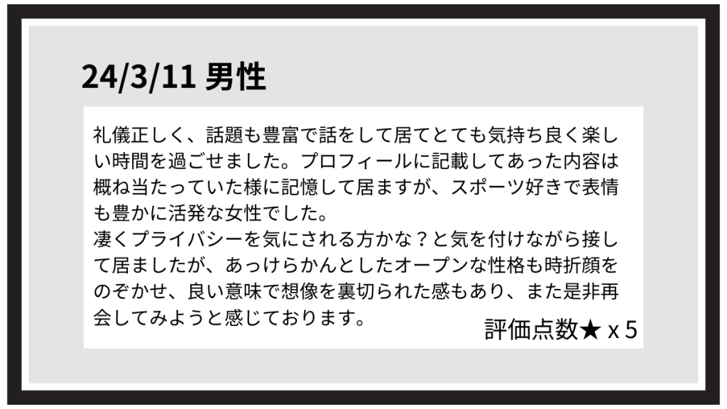 フィードバック公開はじめました | パパ活アプリ PATOLO